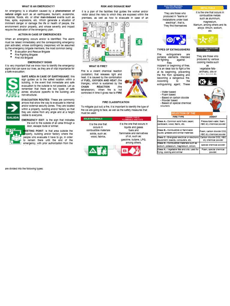Emergency Brochure | PDF | Fires | Safety