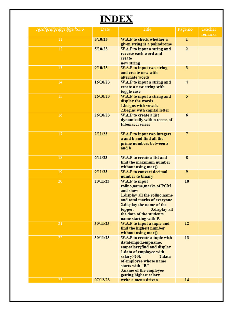Index | PDF | String (Computer Science) | Computer Science