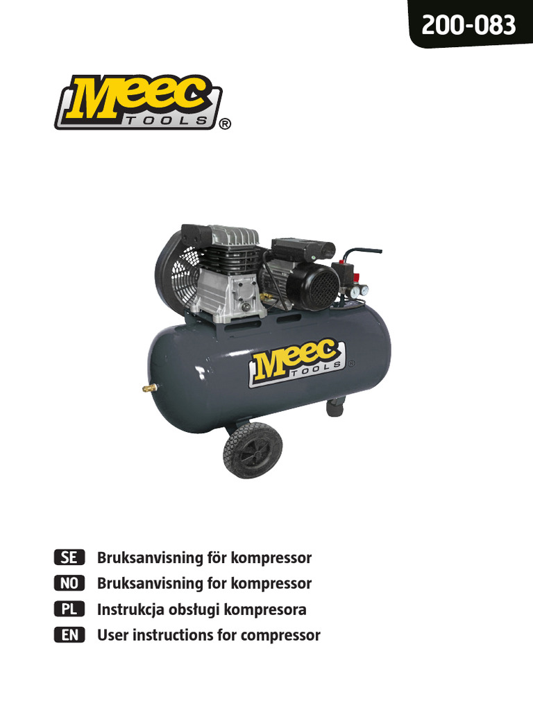 Instrukcja Obsługi Kompresora | PDF