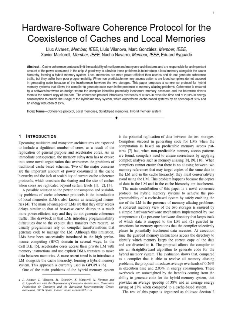 Article | Download Free PDF | Cpu Cache | Parallel Computing