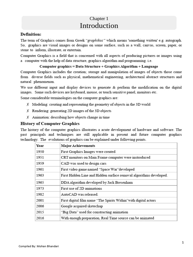 Computer Graphic IV | PDF | Computer Graphics | Pixel