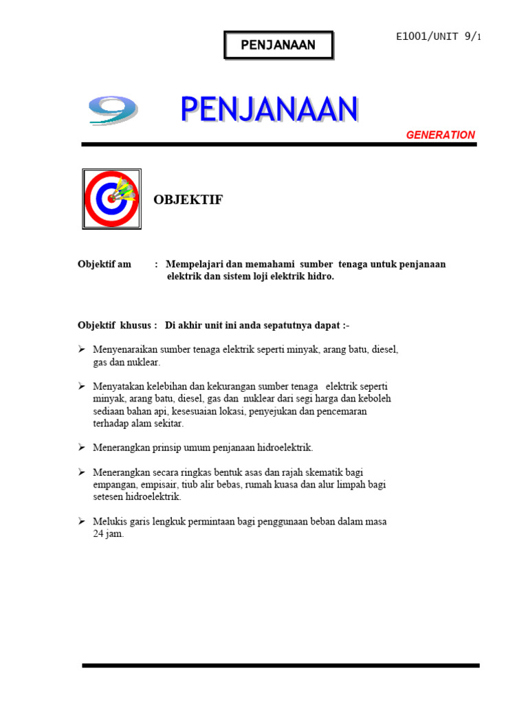 UNIT9 Penjanaan | PDF