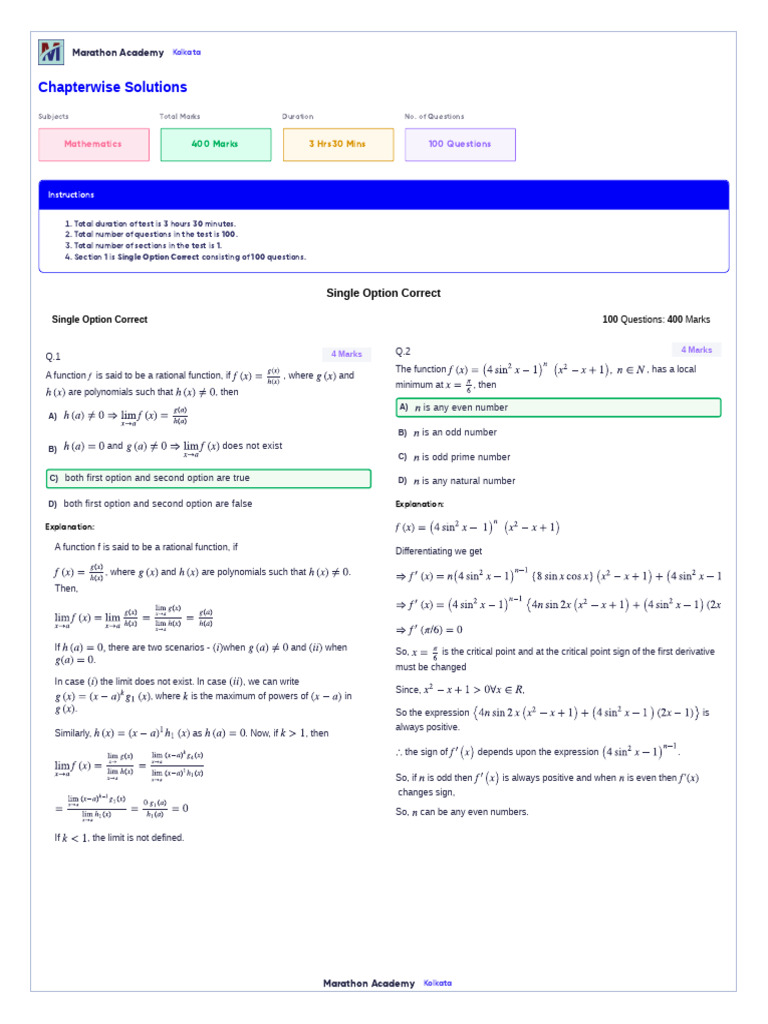 Limits Hints 1 | PDF | Function (Mathematics) | Numbers