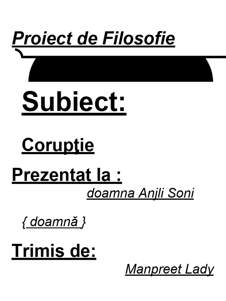 Proiectul Corupției | PDF