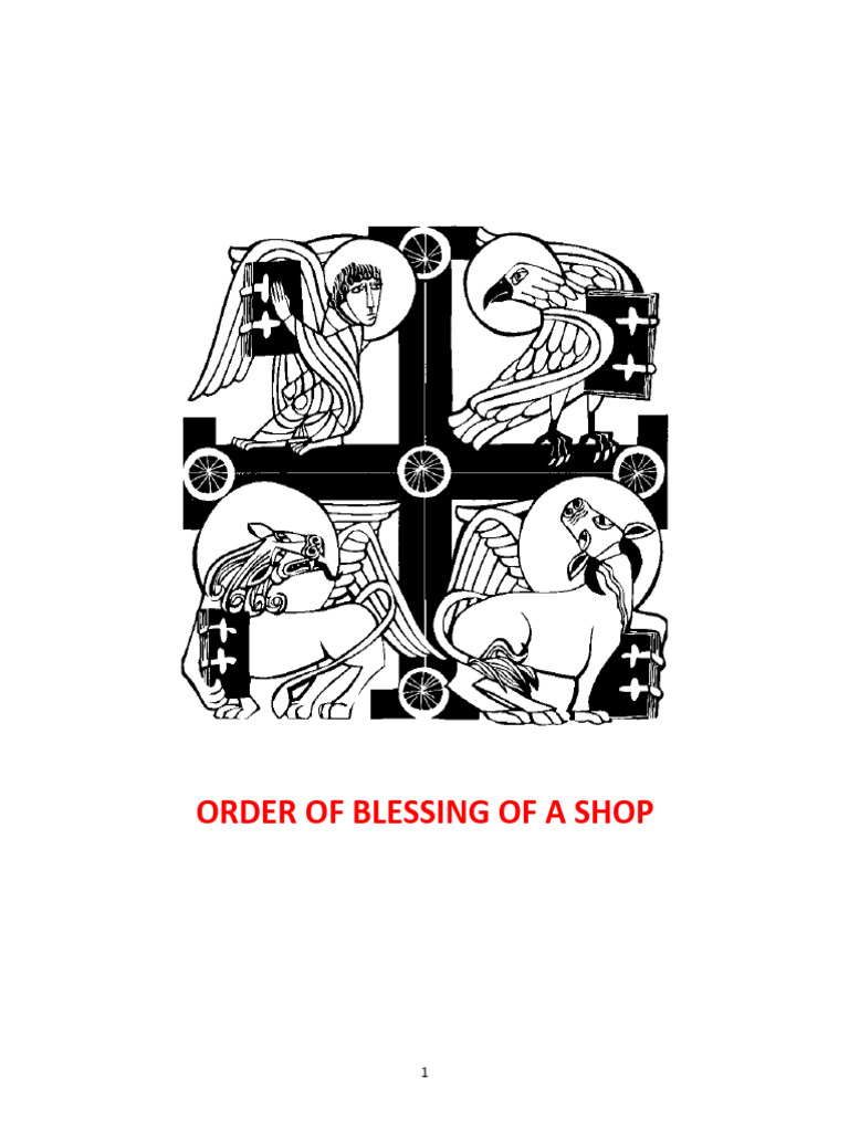 Order of Blessing of A Shop | PDF | Blessing | Prayer