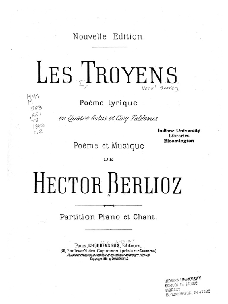 Berlioz Les Troyens | PDF