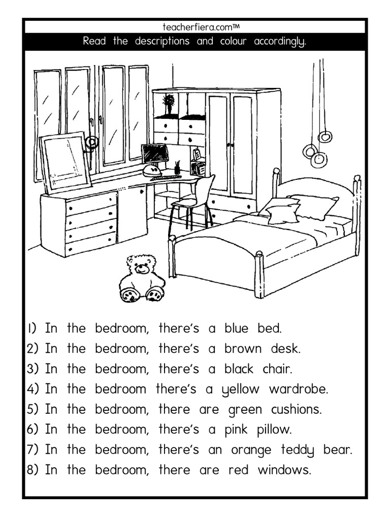 5 My New House Worksheets 1 12 | PDF