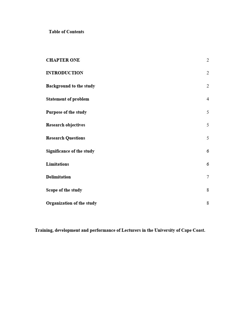 Final Year Project Chapter 1 Pdf Methodology Employment