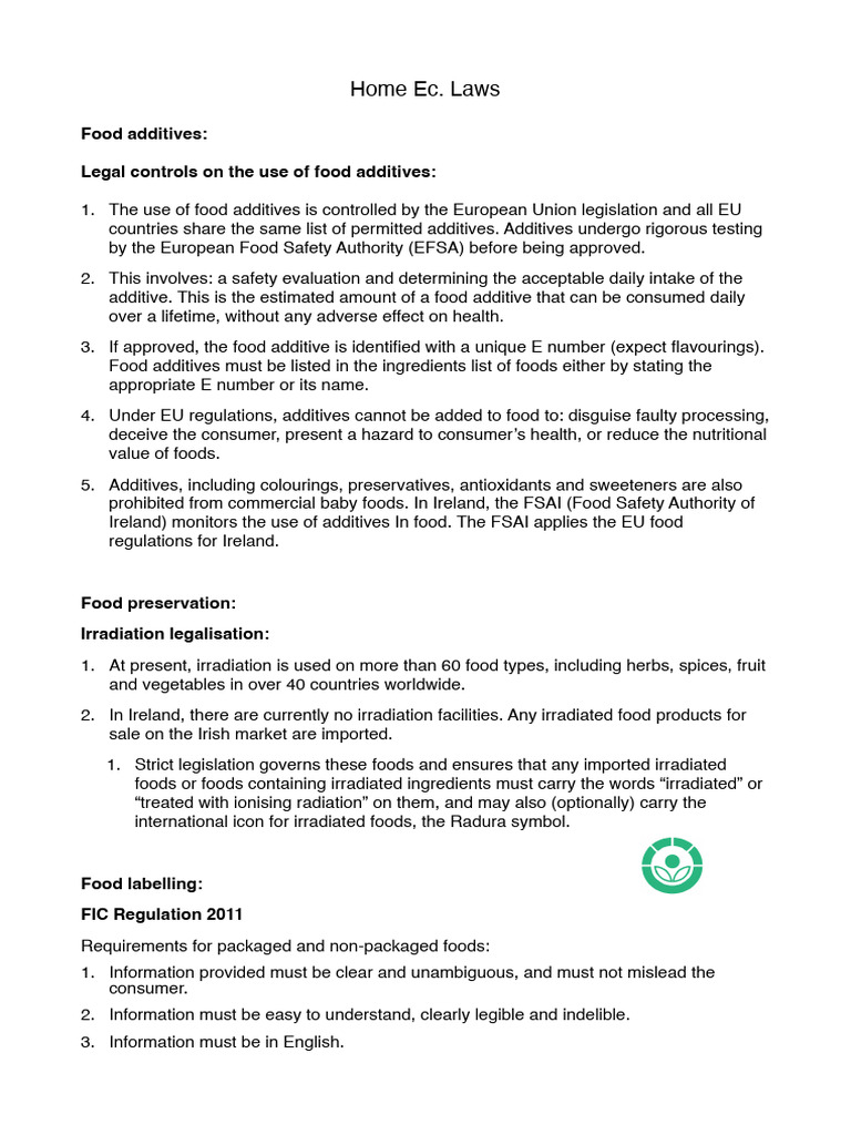 Leaving Cert Home Economics Notes | PDF | Credit | Finance & Money ...