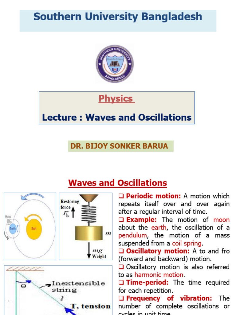 Wave & Oscillation | PDF | Waves | Resonance