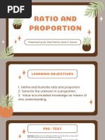 Ratio and Proportion Grade 6 | PDF