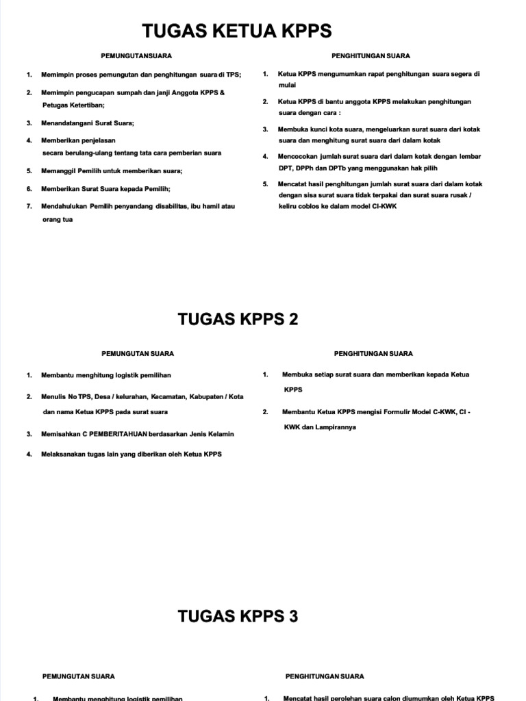 PDF Tugas Kpps - Compress | PDF
