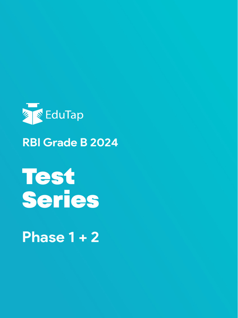 RBI Grade B Test Series Phase 1 2 1 | PDF | Ios | Computing