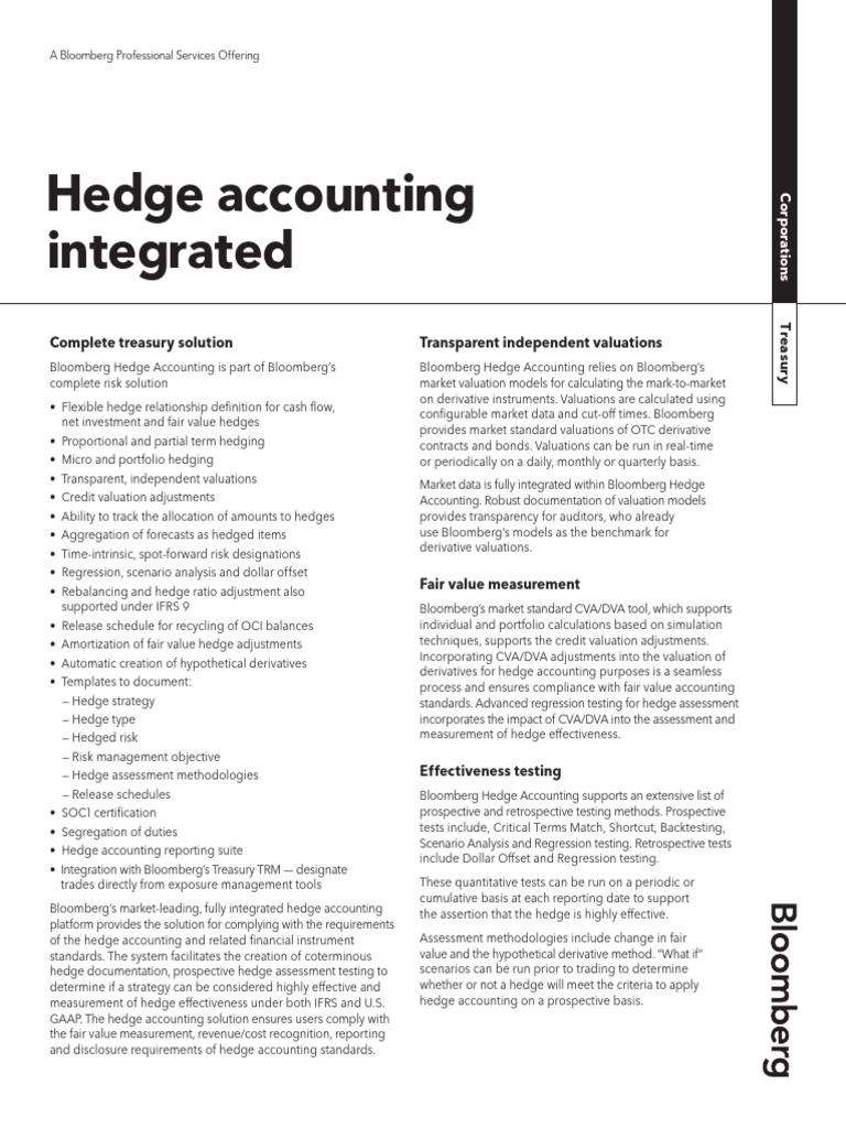 IFRS 9 Hedge Accounting Fact Sheet | PDF | Valuation (Finance) | Fair Value