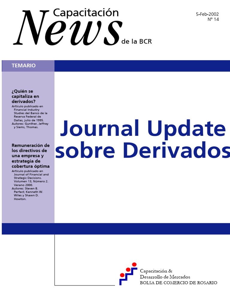 Journal 2002 - 0502 | PDF | Bancos | Riesgo moral