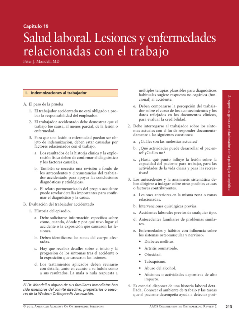AAOS Cap 19 | PDF | Depresión (estado de ánimo) | Diagnostico medico