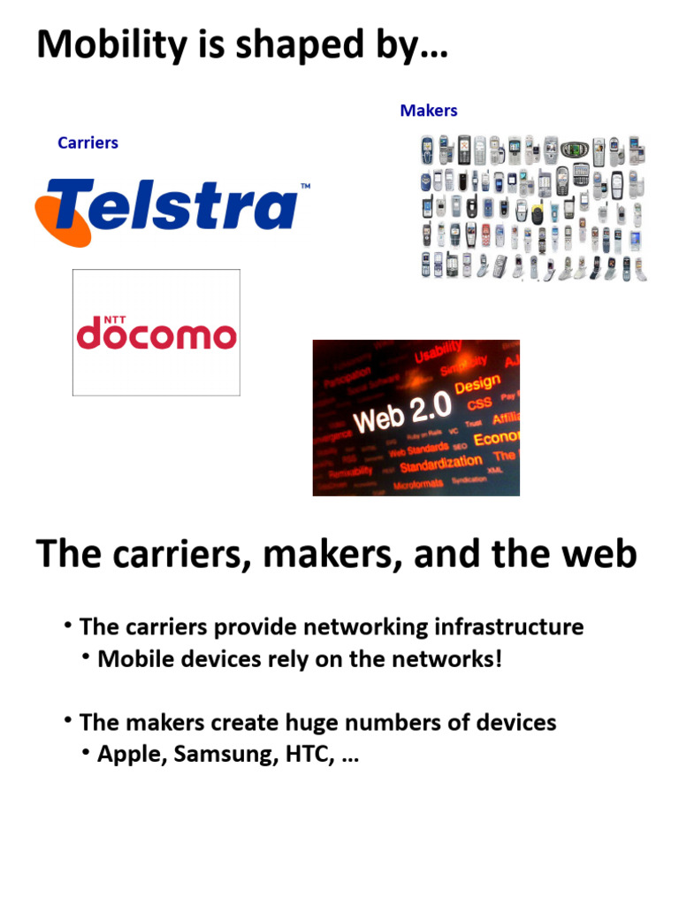 wk2 - The Mobile Ecosystem | PDF | Mobile Phones | Telephone