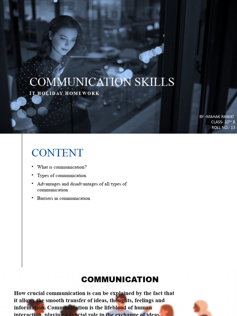 Communication Skills | PDF | Communication | Nonverbal Communication
