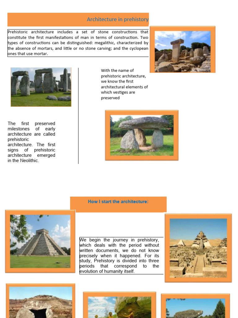 Prehistoric Architecture Structure 3 | PDF | Neolithic | Human