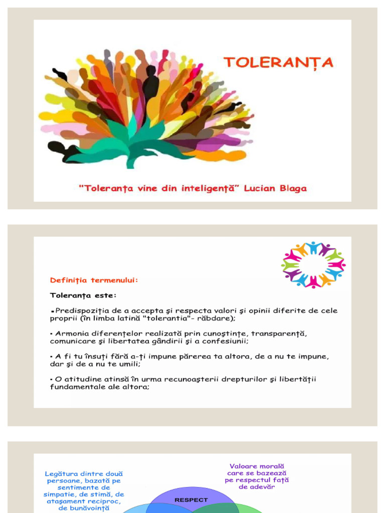 Mustatea Ionela-Daniela Toleranta | PDF