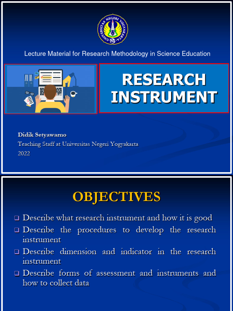 10-How To Develop Research Instruments - Kel 7 | PDF | Validity (Statistics) | Cronbach's Alpha