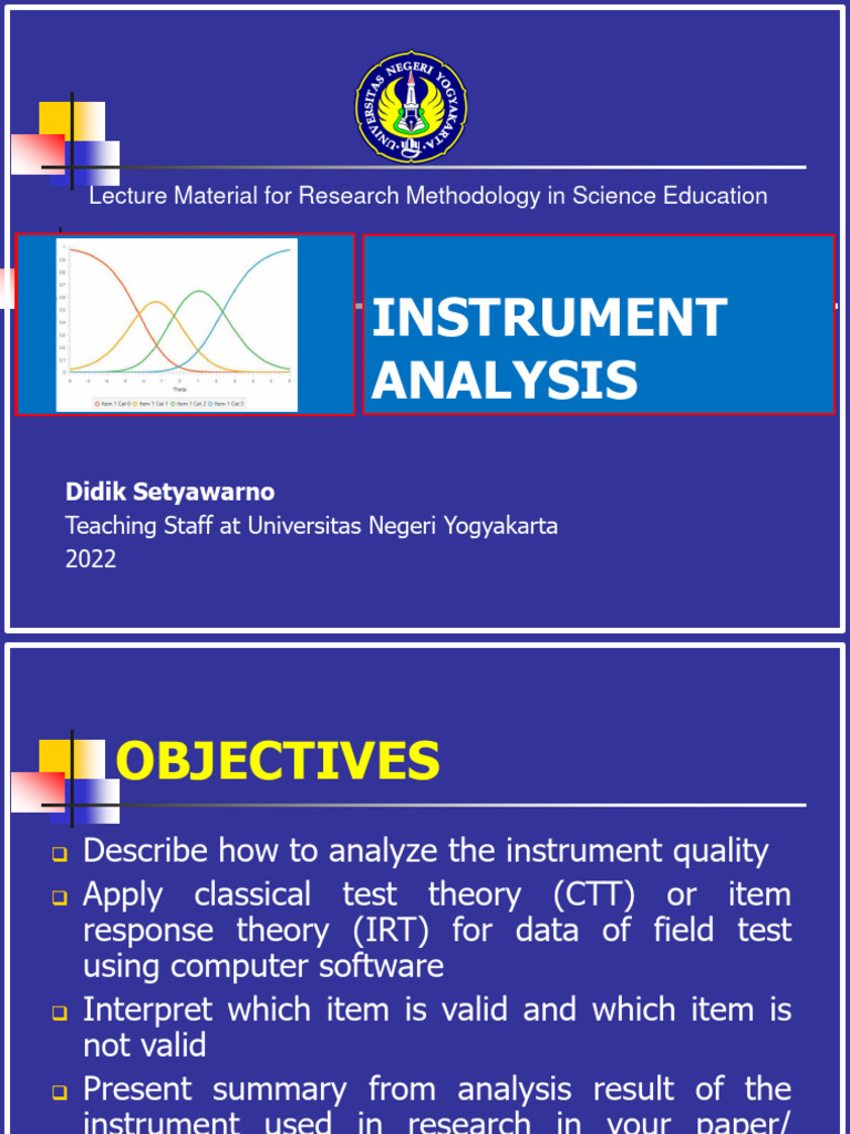 11-Instrument Analysis - Kel 8 | Download Free PDF | Evaluation Methods ...