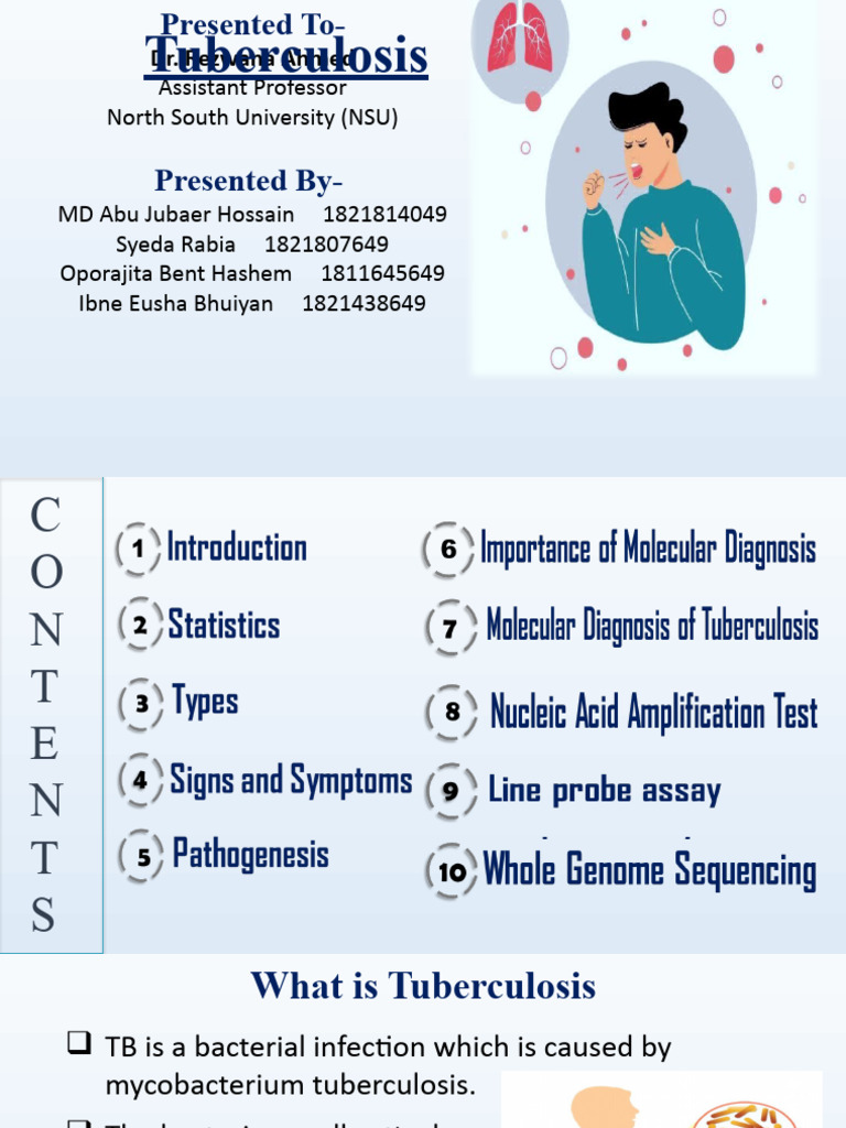 Tuberculosis-Ppt - PHR424 2 | PDF | Dna Sequencing | Tuberculosis