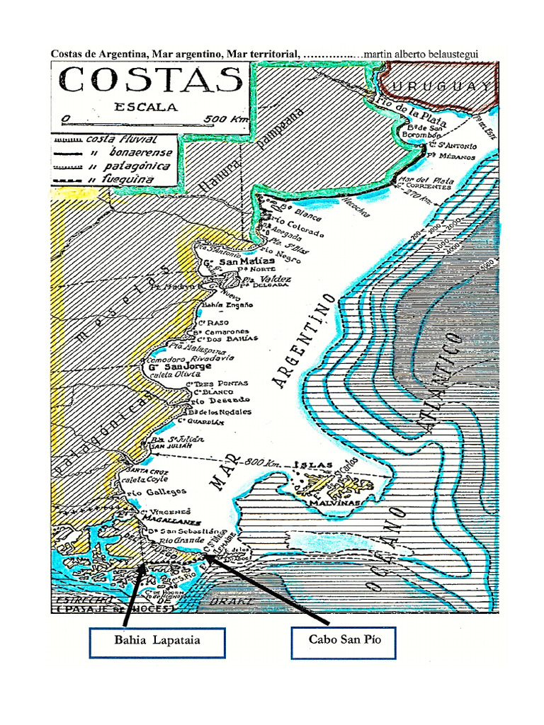 Costas y mares de Argentina: guía completa | PDF | Hidrografía ...