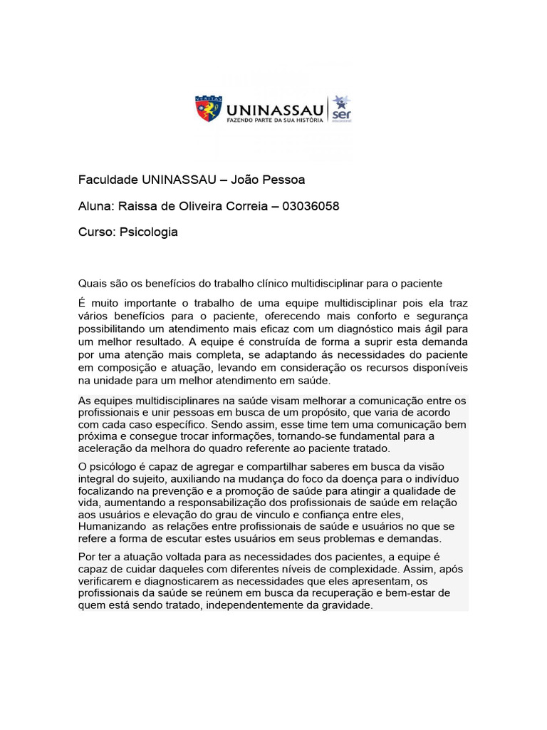 Rayssa Resumo Clinico 3 | PDF | Autoajuda | Ciências e Matemática