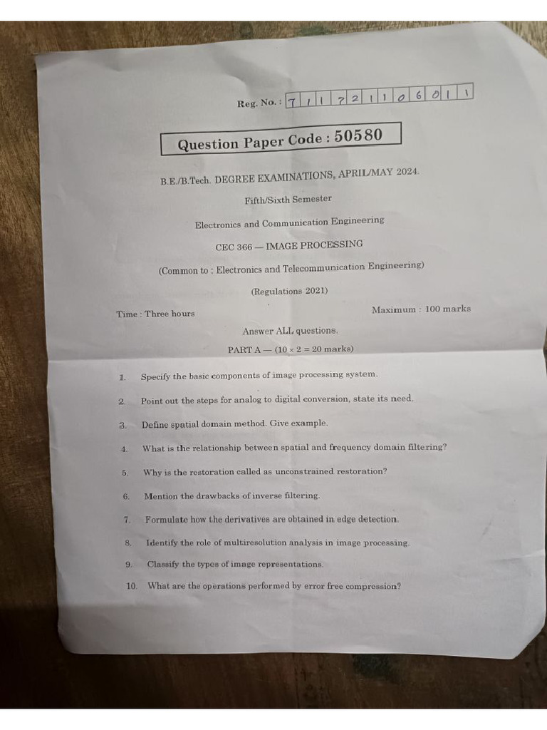 Satellite Communication Question Paper | PDF