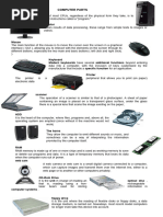 Parts of Computer & Their Functions | PDF | Hard Disk Drive | Computer ...