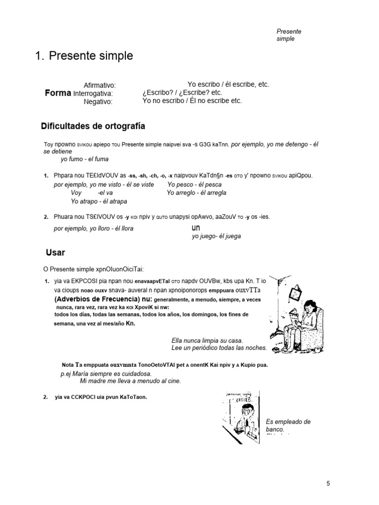 Ejercicios de Gramática Funcional | PDF