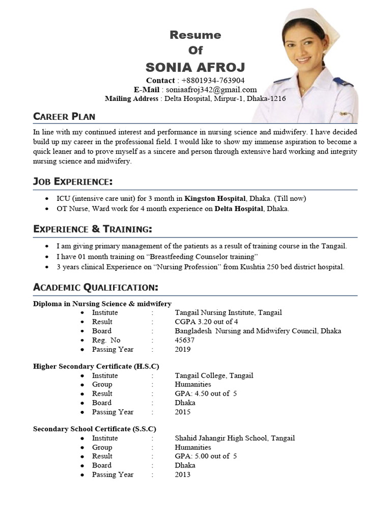 Standard Style (CV Code SS-989) | PDF | Nursing | Intensive Care Unit