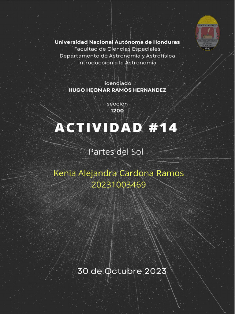 Intro A La Astronomía - U2T3a1 | PDF