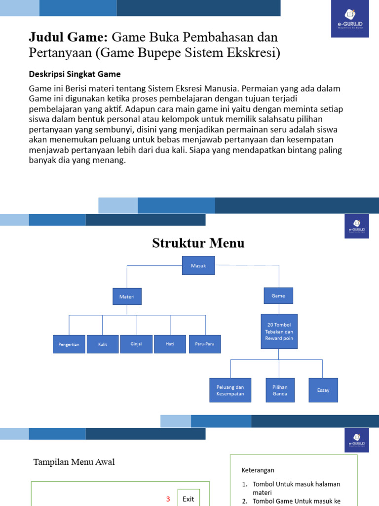Contoh Pembuatan Konsep Game | PDF