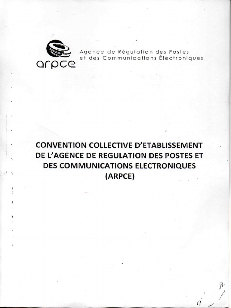 Convention ARPCE | PDF