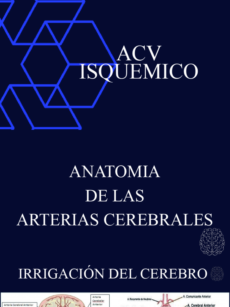 Acv Isquemico | PDF | Carrera | Isquemia