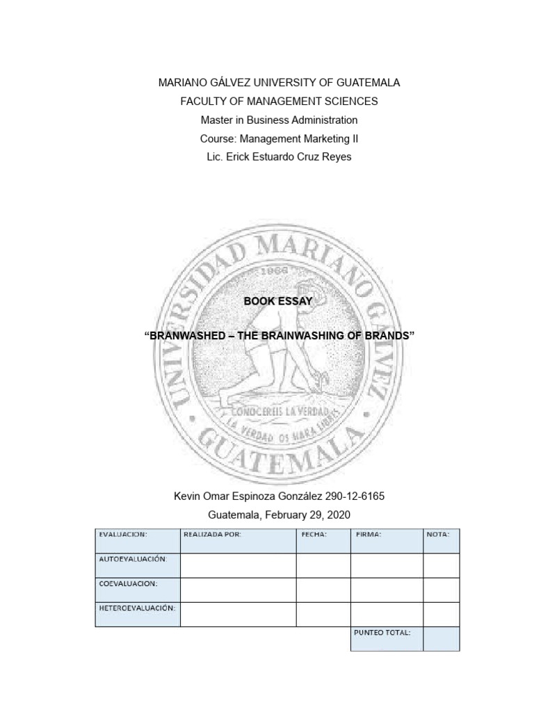 Brandwashed Book Essay Analysis | PDF | Brand | Marketing