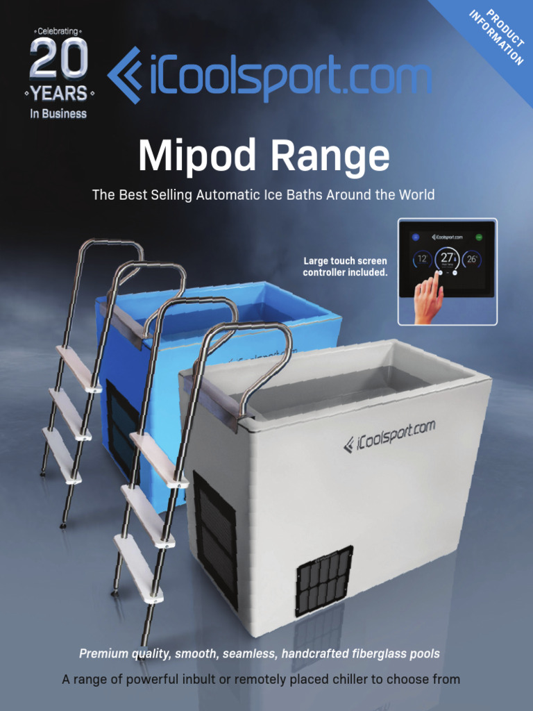 Icool Mipod Icebath Manual 5 1 | PDF | Water | Heat Pump