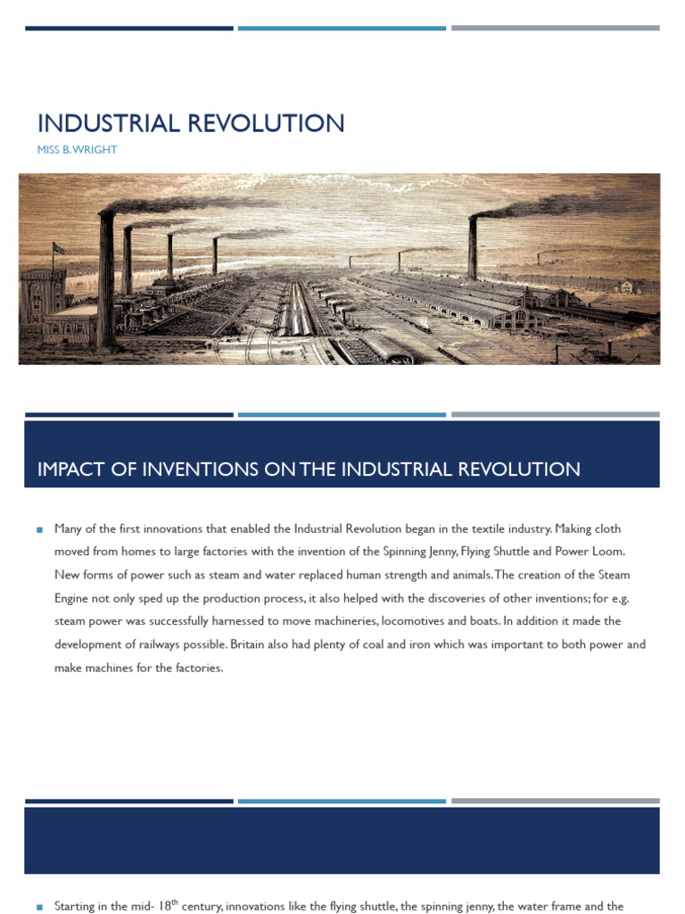 Industrial Revolution Causes and Effects | Download Free PDF ...