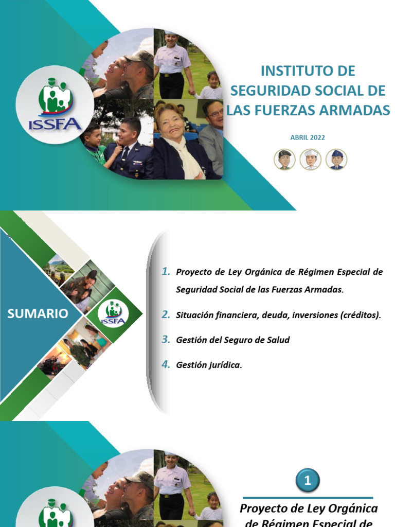 Aspectos Relevantes Issfa Abril 2022 | PDF | Pensión | Gobierno