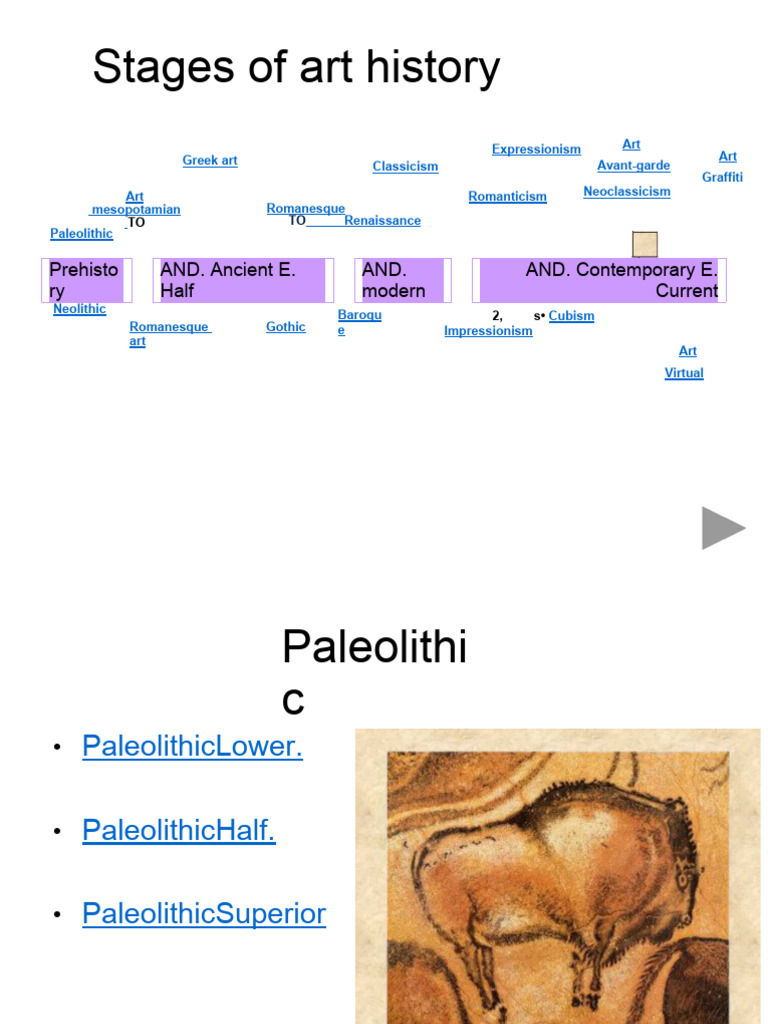 Stages of Art History | PDF | Classicism | Paleolithic