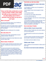 NACSYS 600 mg Tablets Guide | PDF | Nausea | Cough