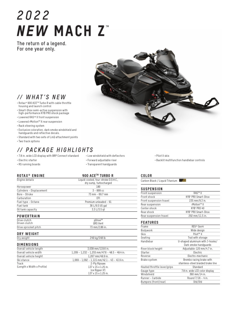 SKI MY22 MACH Z SPEC ENNA - PDFX | PDF | Automotive Technologies | Vehicles