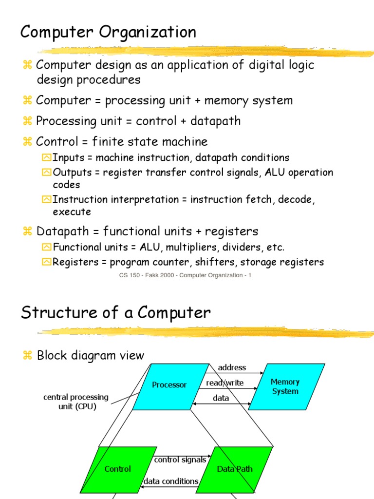 08 CompOrg | PDF | Instruction Set | Central Processing Unit