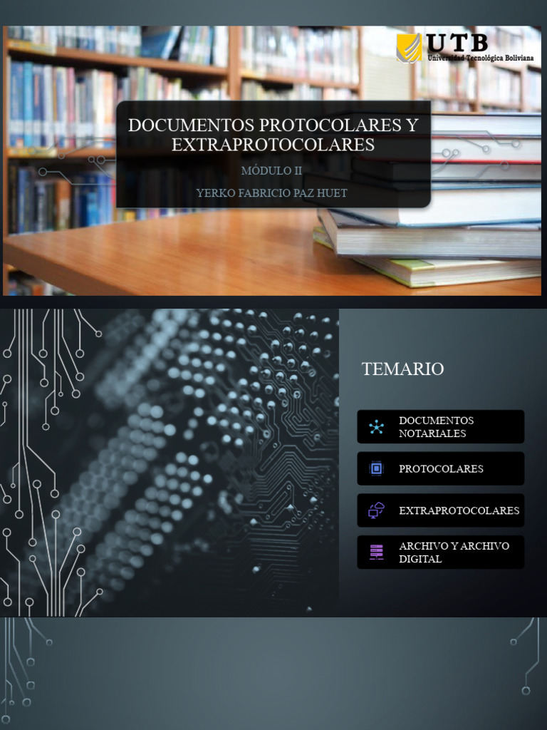 Documentos Protocolares | PDF