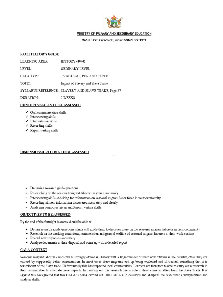 O Level History Cala e | PDF | Fluency | Learning