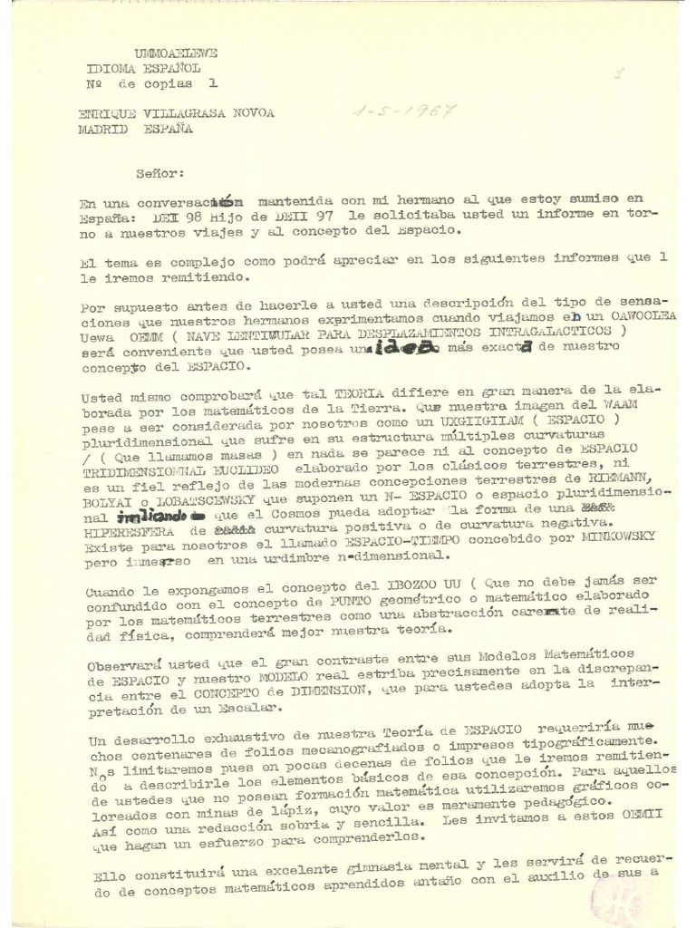 D59-1 (IU2) Anuncio Informe Espacio | PDF