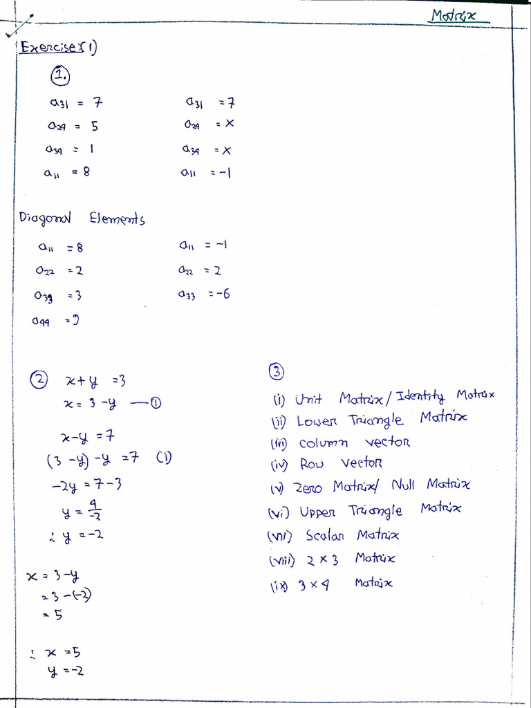 Sheet-2-Matrix-Solution-Revised | PDF