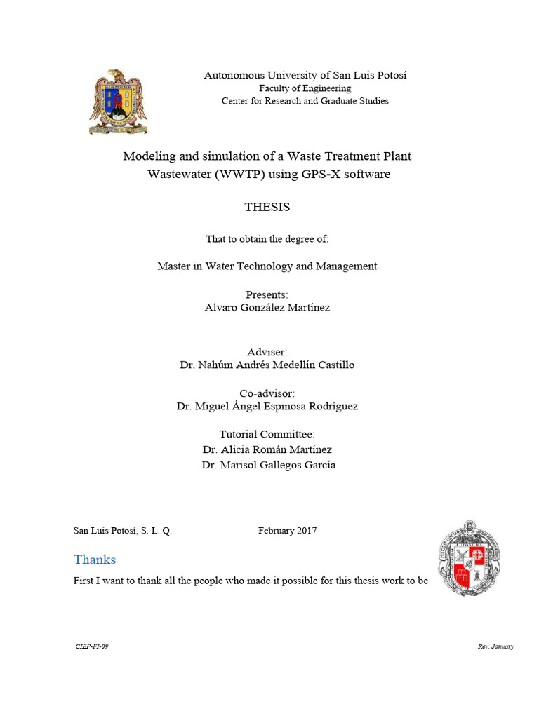 Modeling and Simulation of A Wastewater Treatment Plant (WWTP) Using ...